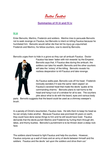 Doctor Faustus | Teaching Resources