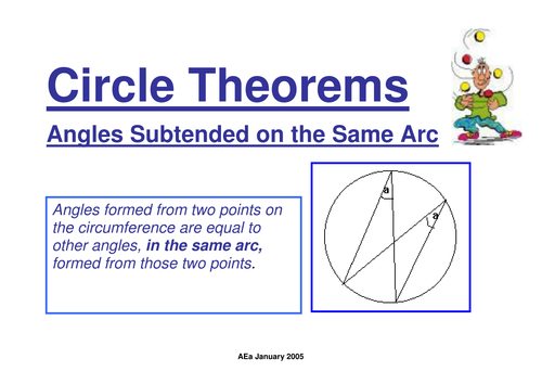 Circle Theorems Revision | Teaching Resources