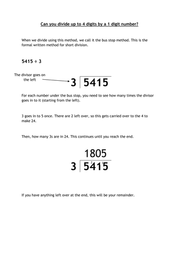 Year 5 Maths Revision Sheets | Teaching Resources