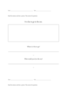 Phase 3 Phonics Early Reading Comprehension Practice Activities for ...