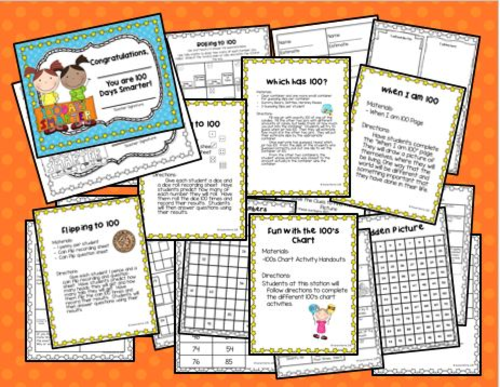 100th Day of School Fun Pack | Teaching Resources