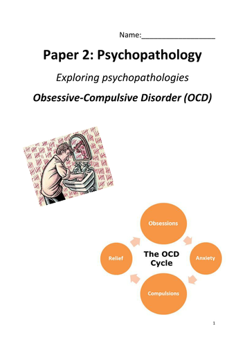 AQA 2015 specification psychopathology abnormality obsessive compulsive ...