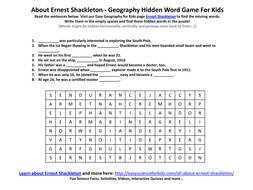 Ernest Shackleton | Teaching Resources