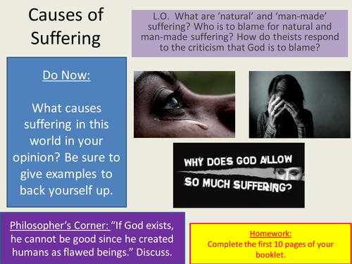 Causes of Suffering | Teaching Resources
