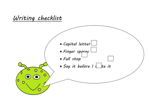 Individual KS1 writing prompts (alien theme ) | Teaching Resources