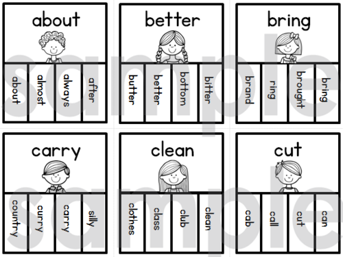Sight Words Dolch Clip it Cards (BUNDLE) | Teaching Resources