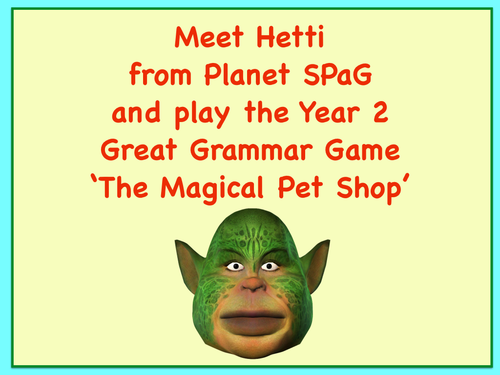 SPaG - A Great Grammar Game for Year 2 | Teaching Resources