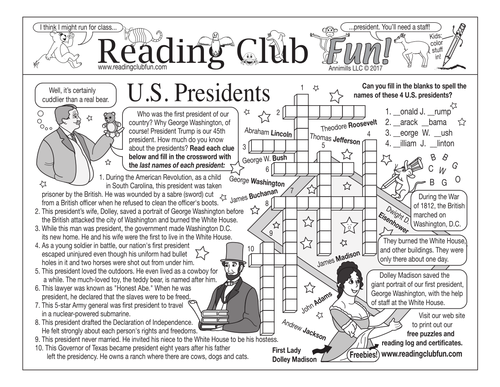 Bundle: Presidents Day and First Ladies Two-Page Activity Set and Word ...