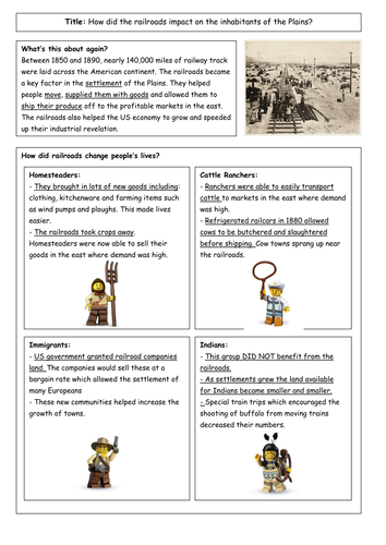 American West GCSE Revision and Enrichment Pack | Teaching Resources