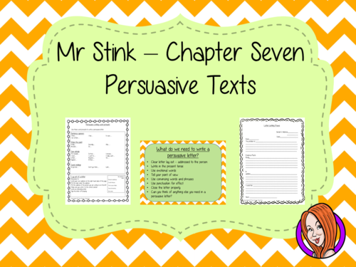 Persuasive Texts – Mr Stink | Teaching Resources