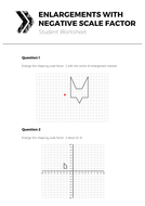 Enlargements with Negative Scale Factor - Complete Lesson | Teaching ...