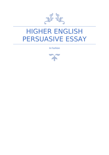 40 x Higher English A grade folio essays: creative, reflective ...