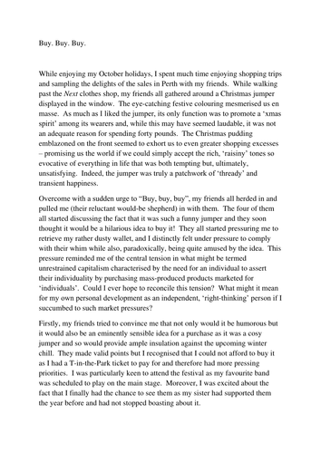 40 x Higher English A grade folio essays: creative, reflective ...