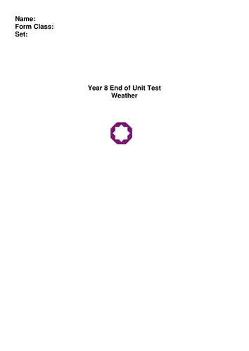 Weather - Scheme of work, whole unit | Teaching Resources