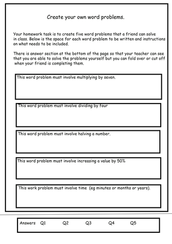 Complete lesson - Real life word problems Year5 Year6 | Teaching Resources