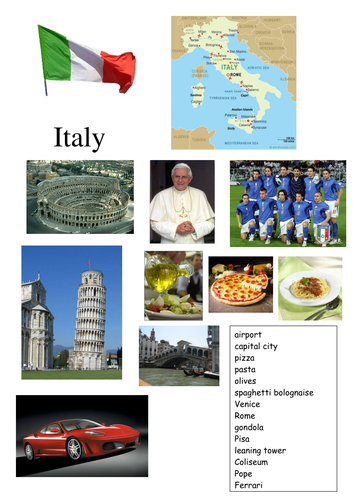Learn about the country Italy | Teaching Resources