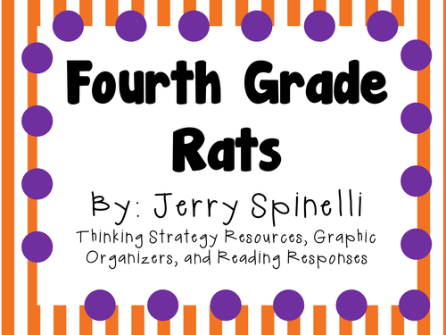 Fourth Grade Rats- A Complete Novel Study! | Teaching Resources