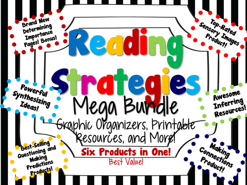 Intermediate Reading Strategies Resources Bundle | Teaching Resources