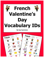 French Valentine's Day Vocabulary IDs Worksheet - Jour de Saint ...