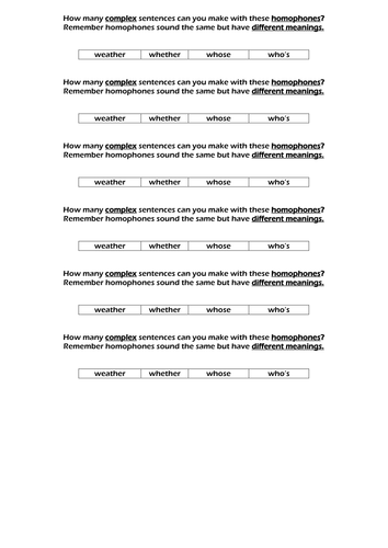 Year 4 English Starters Suffixes and Prefixes, homophones, shun, gue ...