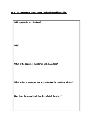 Superhero Literacy planning - 4 weeks Y5/6 | Teaching Resources