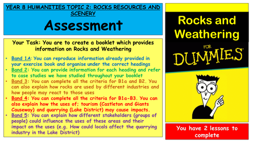 Rocks and Weathering FULL SCHEME OF LESSONS, RESOURCES AND ASSESSMENT ...