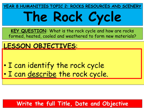 Rocks and Weathering FULL SCHEME OF LESSONS, RESOURCES AND ASSESSMENT ...