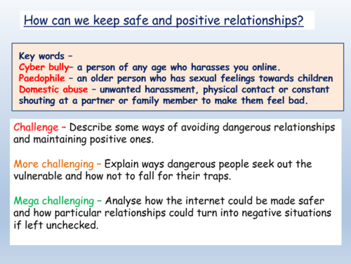 PSHE Safety | Teaching Resources