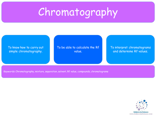Chemical Analysis GCSE Combined Science Chemistry - Trilogy V1 ...