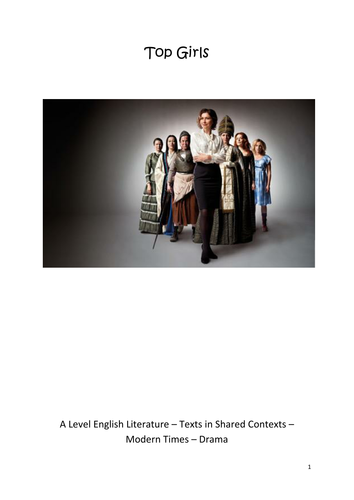 A Level English Literature booklets x 5 | Teaching Resources