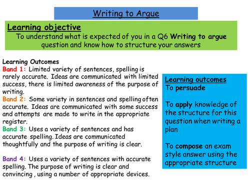 AQA English Language: Higher Tier Lessons & structures | Teaching Resources
