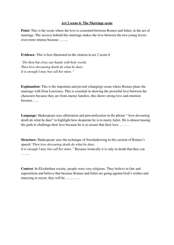 Romeo & Juliet The Theme of Love lessons | Teaching Resources