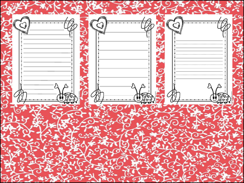 Valentine's Day Writing Paper | Teaching Resources