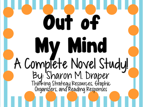Out of My Mind- A Complete Novel Study! | Teaching Resources