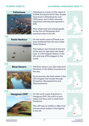UK surrounding seas KS2 Geography | Teaching Resources