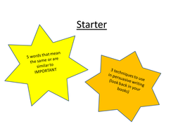 Balloon Debate | Teaching Resources