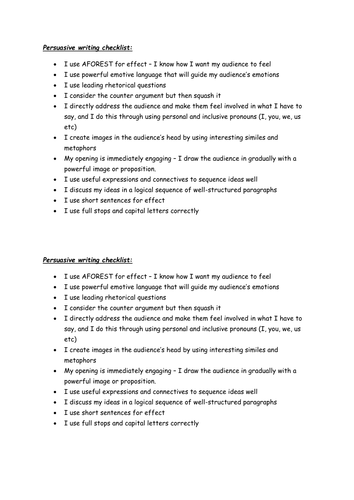Year 7 Persuasive writing unit - using emotive language lesson by ...