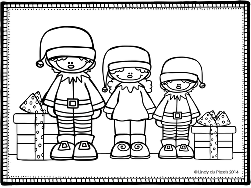 Christmas Read and Color PowerPoint | Teaching Resources