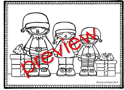 Christmas Read and Color PowerPoint | Teaching Resources