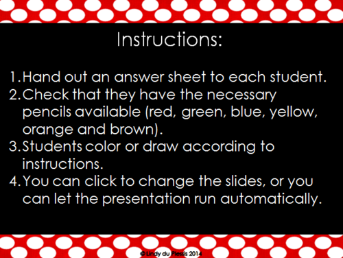 Christmas Read and Color PowerPoint | Teaching Resources