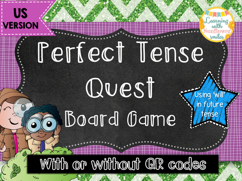 Perfect Tense Board Game | Teaching Resources