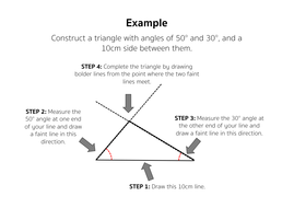 Constructing Triangles (SAS & ASA) - Complete Lesson | Teaching Resources