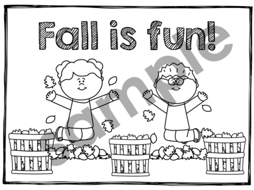 Fall Read and Color PowerPoint (Fall is...) | Teaching Resources