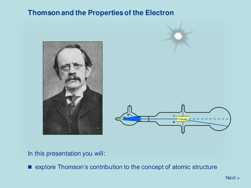 Atomic Structure - Thompson and the Properties of the Electron ...