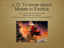 Life of Moses powerpoint | Teaching Resources