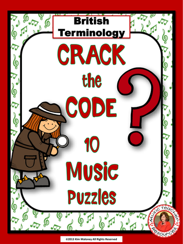 Music Puzzles: Crack the Music Code | Teaching Resources