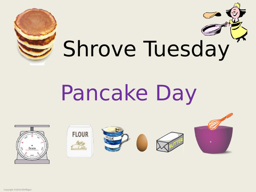 Pancake Day Shrove Lent Ash Wednesday Easter Story Presentations Lesson ...