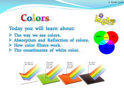 Light and color (Physics) | Teaching Resources