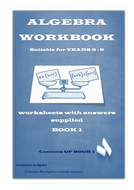 ALGEBRA WORKBOOK 1 | Teaching Resources