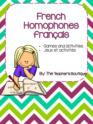 French Homophones français | Teaching Resources